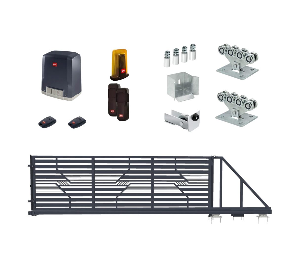 Koka sēta Variants Nr.2 - Koka vairoga sētas - Vārti un sētas ...